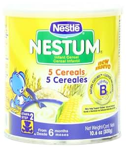 Nestle Nestum Infant Cereal 5 Cereals, 300 Grams: Amazon.com: Grocery ...