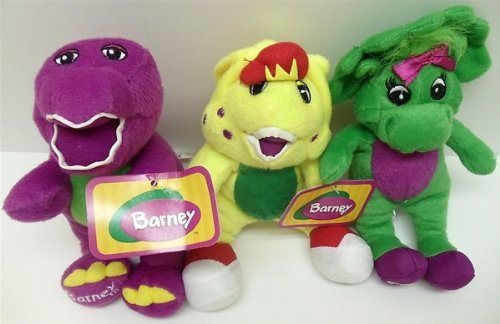 Buy Singing Barney and Friends Plush Doll Set Featuring 6 Singing ...