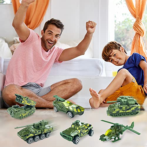 Diecast Military Vehicles Truck Set, Alloy Army Model Toys, Trucks ...