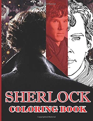 Sherlock Coloring Book: Sherlock Coloring Books For Adults - With ...