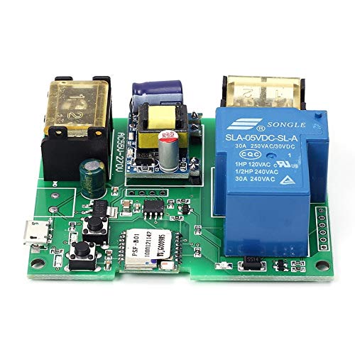 Relay Module, 220 V 30 A Wifi Module Relay Remote Control High Power ...