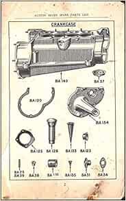 The Austin Seven List Of Spare Parts: Amazon.com: Books
