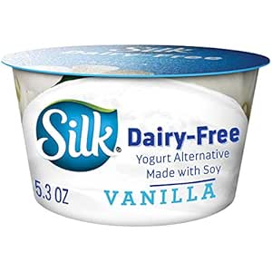Silk Dairy Free Yogurt Alternative,Vanilla, 5.3 oz: Amazon.com: Grocery ...