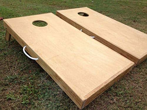 Amazon.com: Plain Unfinished DIY Cornhole Board Set: Handmade