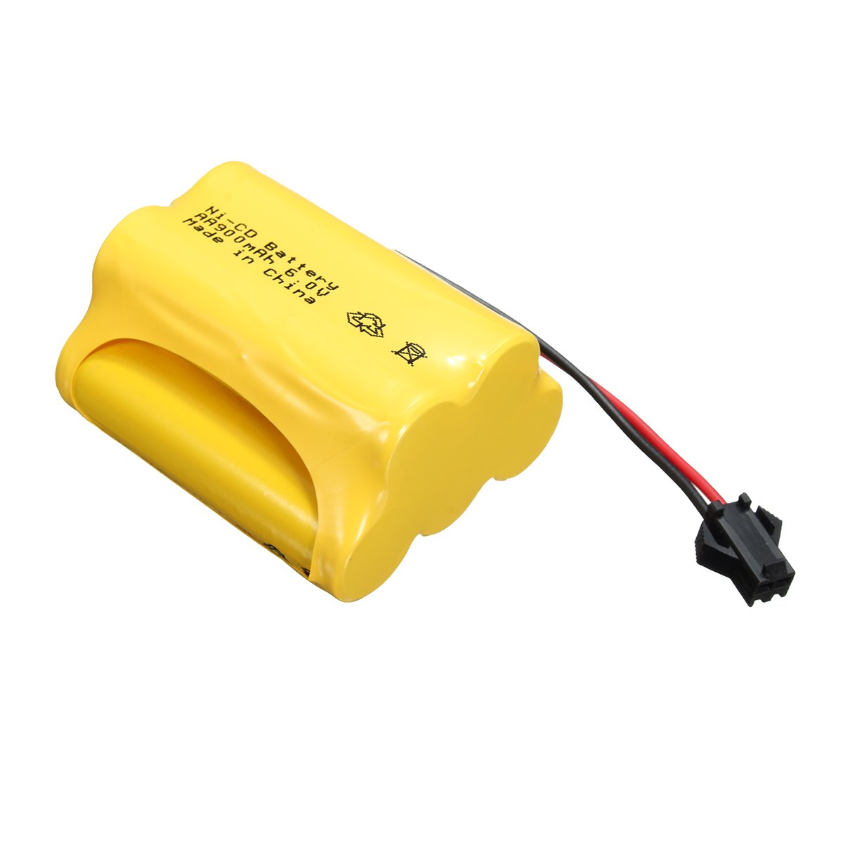 Ni-Cd 6V 900mAh SM2P Plug Rechargeable Battery Solar Light for Racing ...