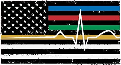 Amazon.com: Back The Blue Stacked decal - Thin Red, Blue, Green, Yellow ...