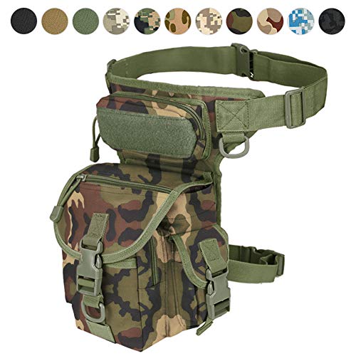 Military Tactical Drop Leg Bag Tool Fanny Thigh Pack Leg Rig Utility ...