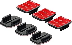 Amazon.com: GoPro Flat + Curved Adhesive Mounts (All GoPro Cameras ...