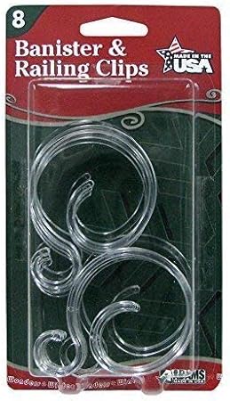 Adams Banister And Railing Light Clips: Amazon.co.uk: Office Products