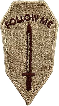 Amazon.com: Infantry School (FOLLOW ME) Patch Desert: Clothing