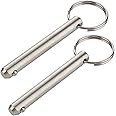 2 Pack Long Quick Release Pin, Diameter 3/8"(9.5mm), Usable Length 2.4 ...