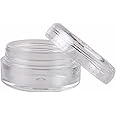 Amazon.com: 25/50/100/200 Clear Plastic Cosmetic Sample Containers - 5 ...