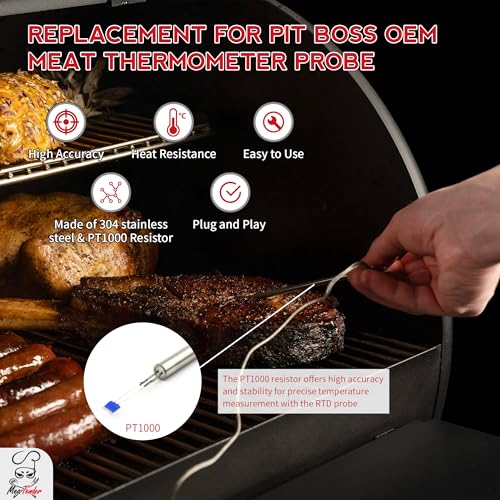 Thermometer Probes Replacement For Pit Boss Grills And Smokers on ...