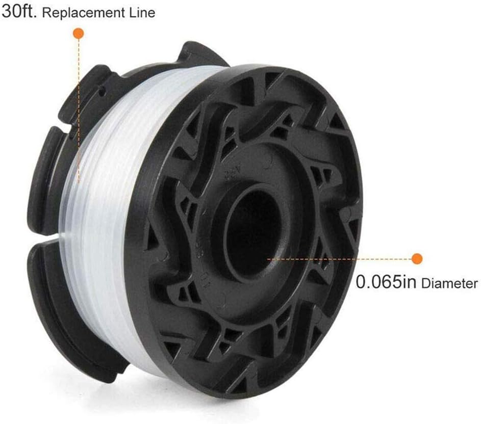 Amacoam Spool and Line for Black and Decker Trimmer Replacement String ...