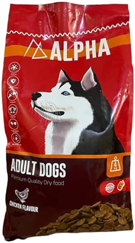 سعر Alpha Premium Quality Dry Food, Chicken Flavor - Adult Dogs 4 Kg فى ...