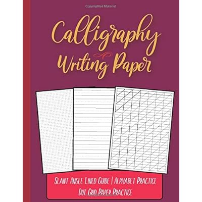 Buy Calligraphy Writing Paper: Calligraphy Practice Notepad: Modern ...