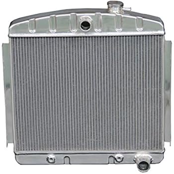 Amazon.com: ALLOYWORKS 4 Row Aluminum Radiator For 1955 1956 1957 Chevy ...