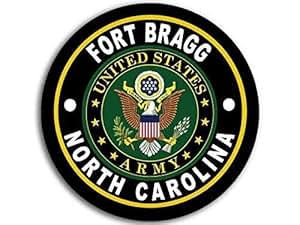 Amazon.com: JR Studio 4x4 inch Round Fort Bragg Army Base Sticker (Logo ...