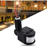 110V-240V Adjustable Motion Detector Light Switch Outdoor Motion Sensor ...