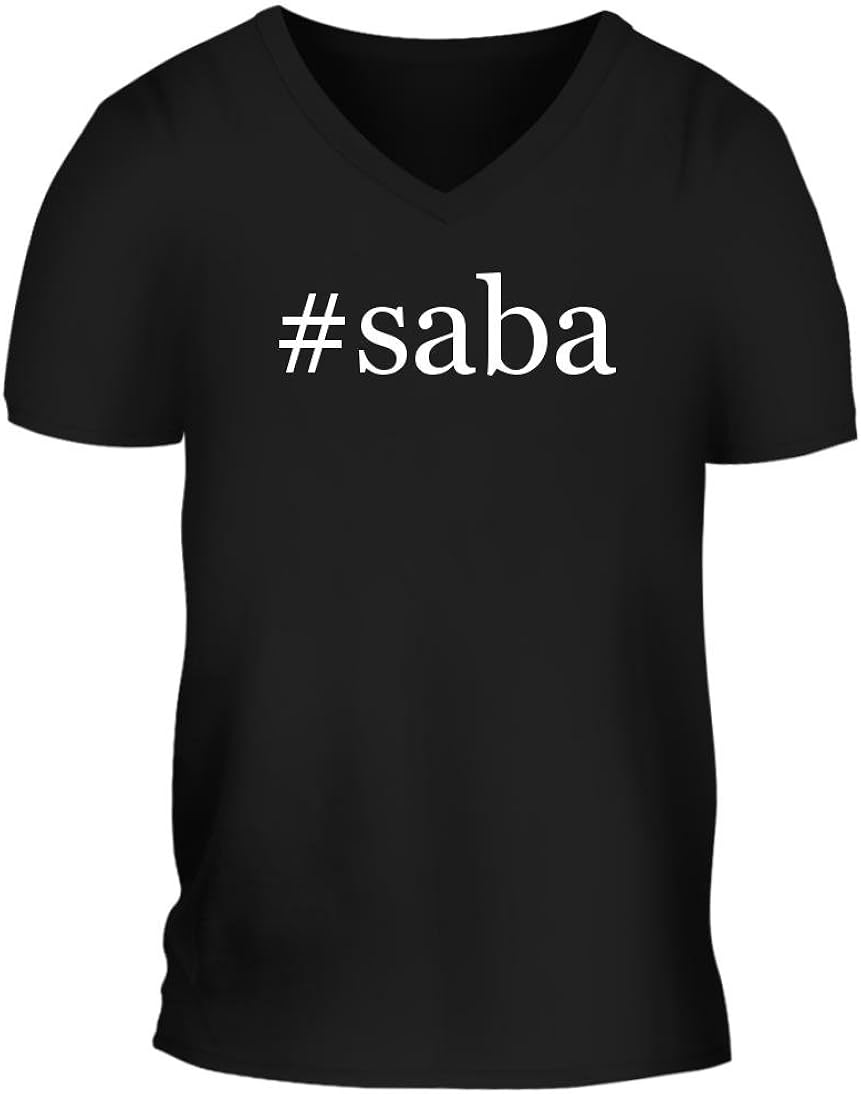 Amazon.com: #saba - A Nice Hashtag Men's Short Sleeve V-Neck T-Shirt ...