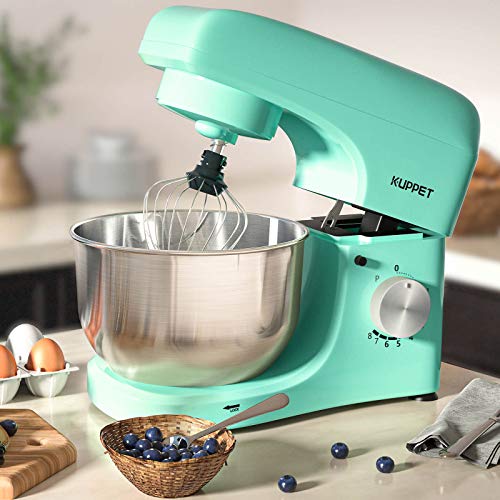 KUPPET Stand Mixer, 8-Speed Tilt-Head Electric Food Stand Mixer with ...