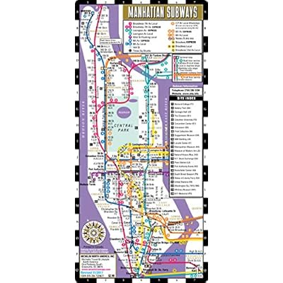 Laminated Manhattan Bus Subway Map - December 2017 Nepal | Ubuy