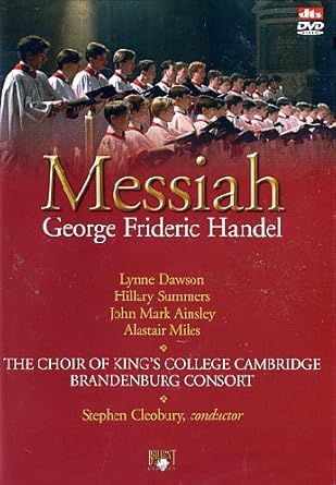 Handel - Messiah Cleobury, Choir of King's College DVD: Amazon.co.uk: Kings College Choir ...