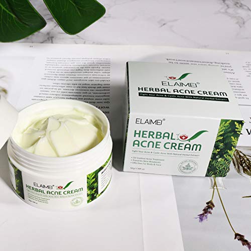 Acne Treatment for Face - Acne Cream Extra Strength Natural Herbal Acne ...