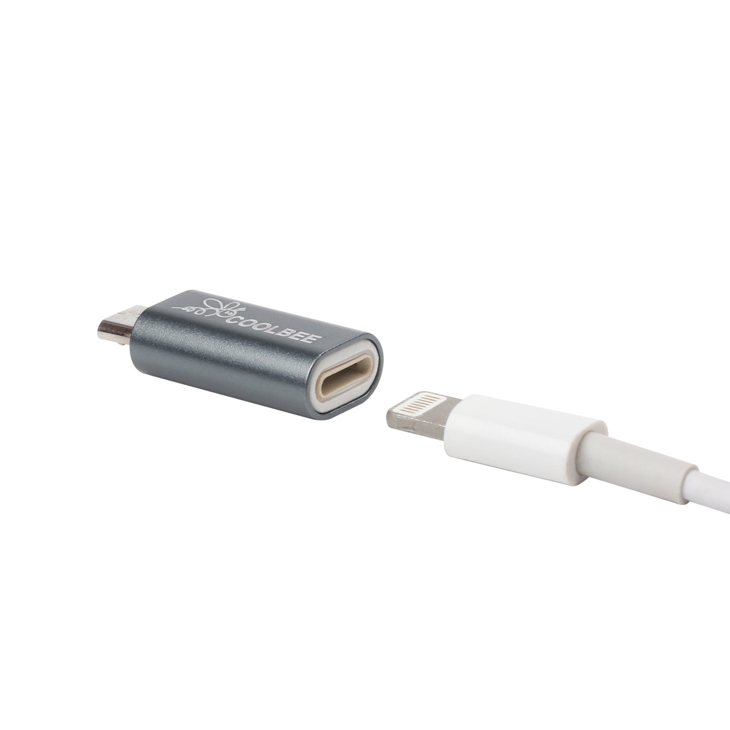 Lightning to Micro USB Adapter, Coolbee 8 Pin Lightning Female to Micro ...