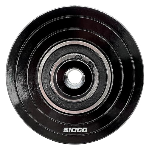 Sidco Supply 4 Inch V-Groove Wheel - Solid Steel - Sliding Gate Wheel ...