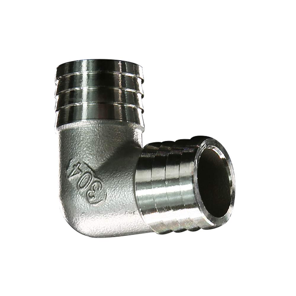 Amazon Metalwork 304 Stainless Steel Hose Barb Fitting 90 Degree L