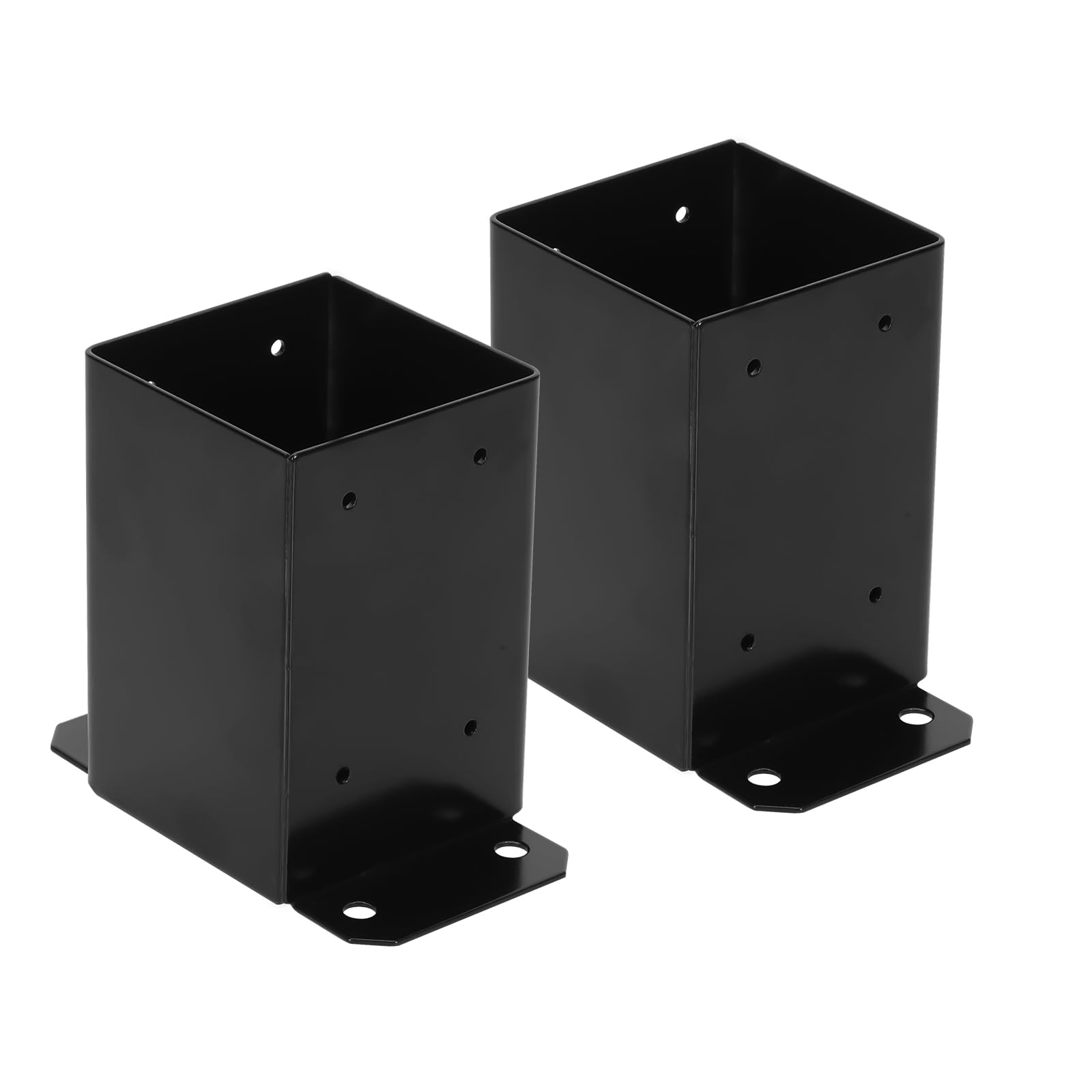 MIXXIDEA 6x6 Deck Post Base 2 PCS, Inner Size 5.6 x 5.6 Inch, Heavy ...