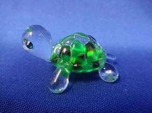 Amazon.com: Glass Baron Miniature Glass Turtle Figurine: Home & Kitchen
