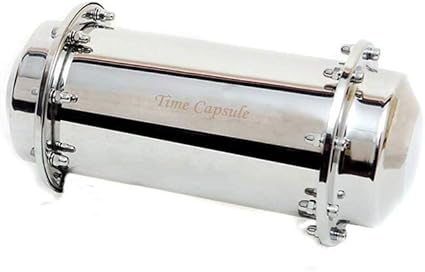 Time Capsule Stainless Steel Solid Waterproof Container (10.2 INCH ...