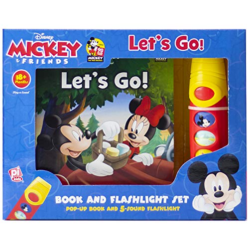 Disney - Mickey & Friends Let's Go - Book and Flashlight Set Pop-up ...