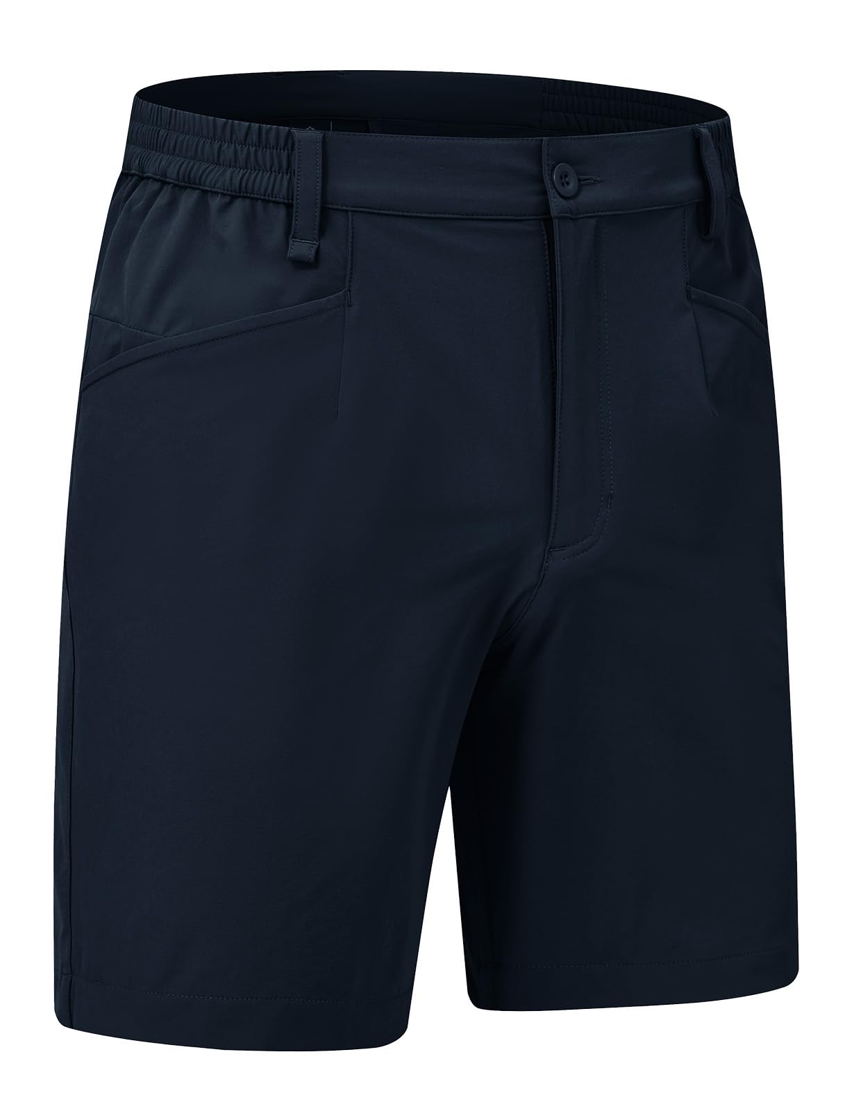 TBMPOY Mens Stretch Golf Shorts 7 Inch Inseam Stretch Elastic Waist ...