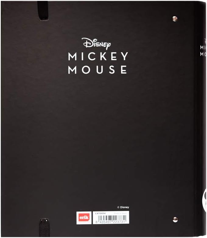 Official Disney Mickey 4 Ring Binder – Premium A4 Folder Ring Binder ...