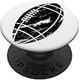 Amazon.com: Football with black phone stand for men PopSockets PopGrip ...