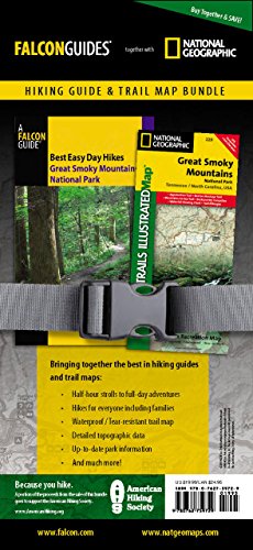 Best Easy Day Hiking Guide and Trail Map Bundle: Great Smoky Mountains ...