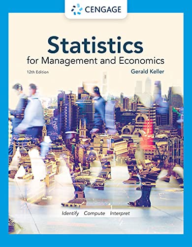 Statistics for Management and Economics (MindTap Course List): Keller ...