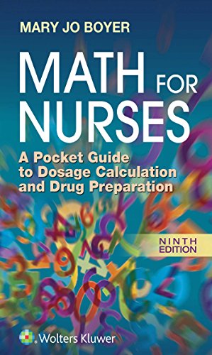 Math For Nurses: A Pocket Guide to Dosage Calculation and Drug ...