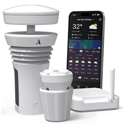 Tempest Weather Station with Built-in Wind Meter, Rain Gauge, and ...