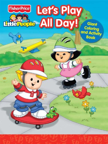 Fisher Price Little People Giant Coloring and Activity Book-Let's Play ...