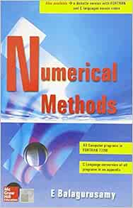 Amazon.com: Numerical Methods (9780074633113): BALAGURUSAMY: Books