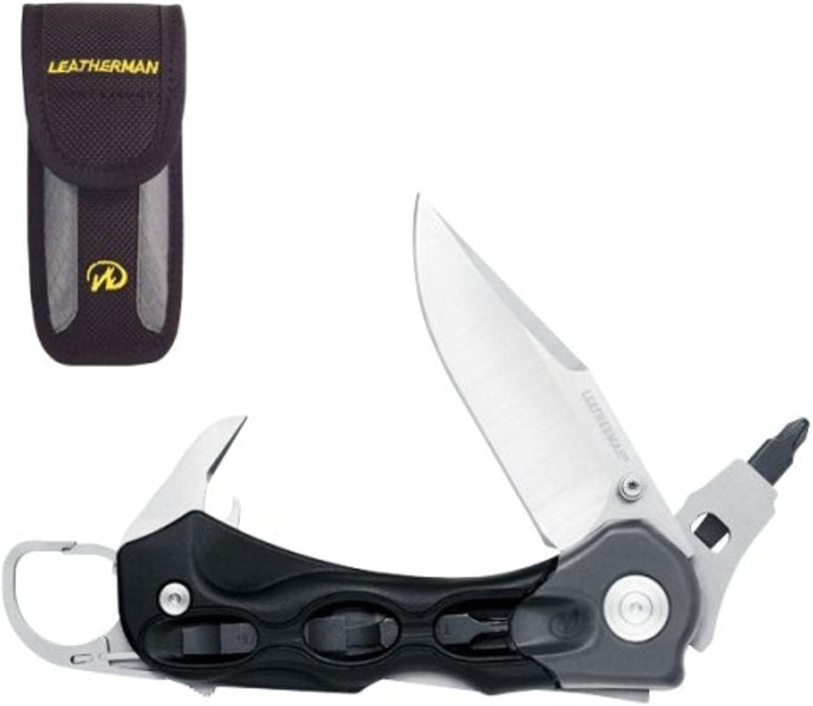 Leatherman 830421 h502 Folding Straight-Edge Knife with Multi-Tool and ...