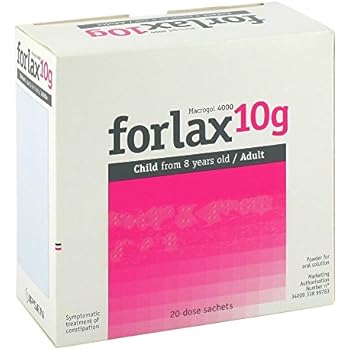 Amazon.com: Forlax 10g 4000 Pack of 20 Treatment of Constipation ...