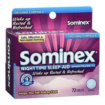 Amazon.com: Sominex Original Formula Tablets 16 Tablets (Pack of 6 ...