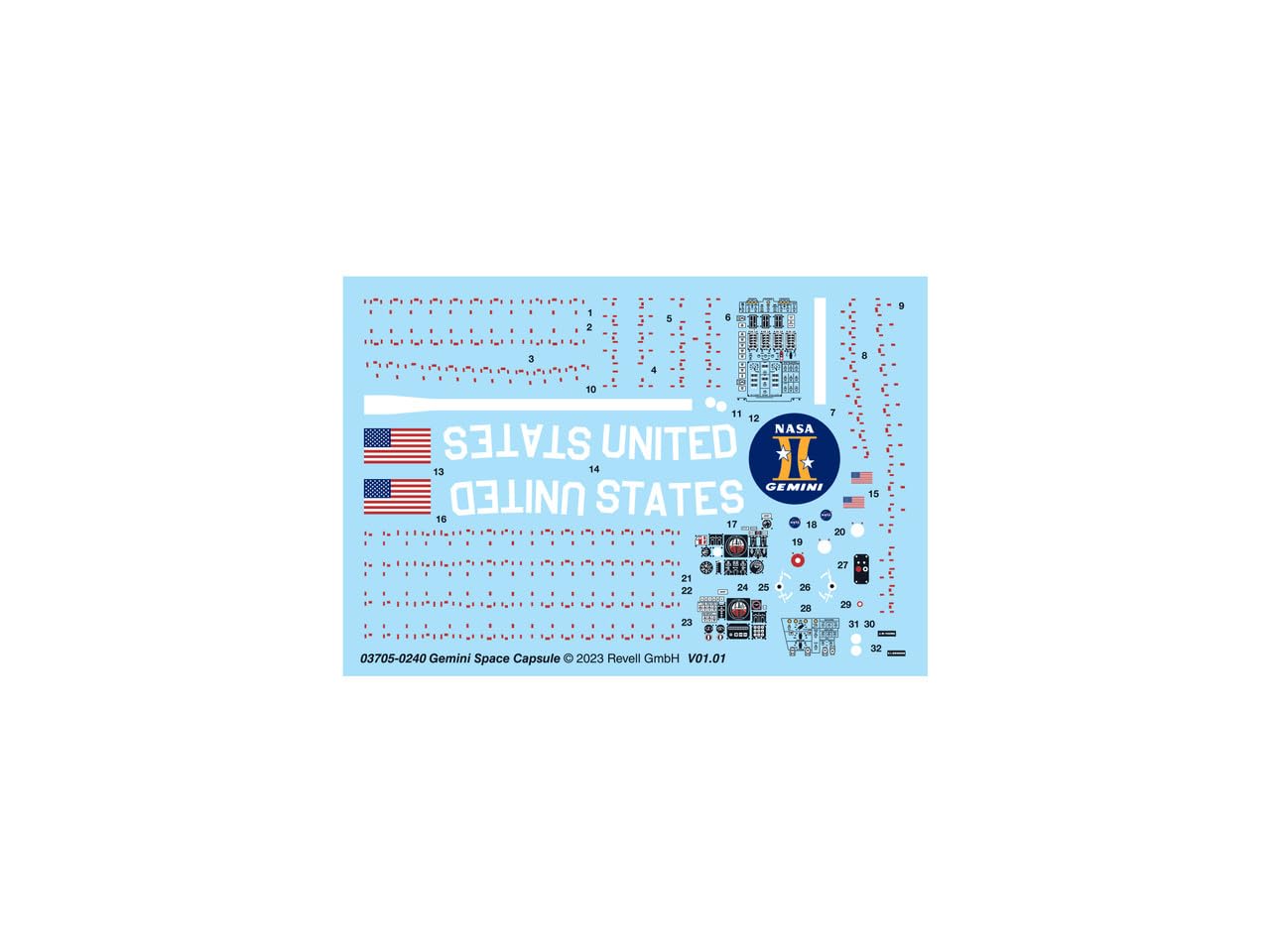 Mua Revell RMX-3705 Gemini Space Capsule 60th Anniversary Edition 1:24 ...