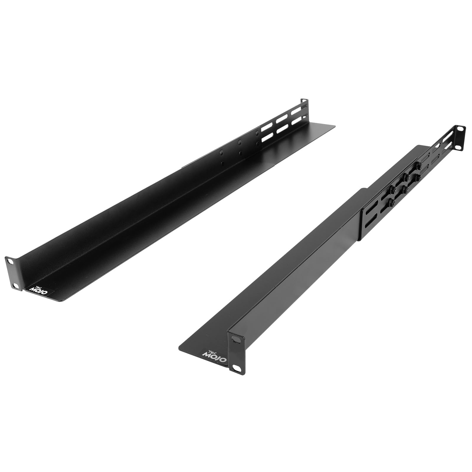 Tecmojo Universal 1U Rack Mount Rail,4-Post Fully Server Rack Shelf ...