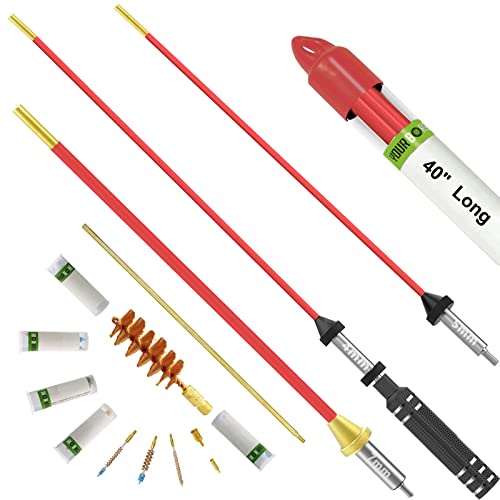 Gun Cleaning one Piece Rod kit 3 rods (4,5,7 mm) 40" Packed in one Tube ...